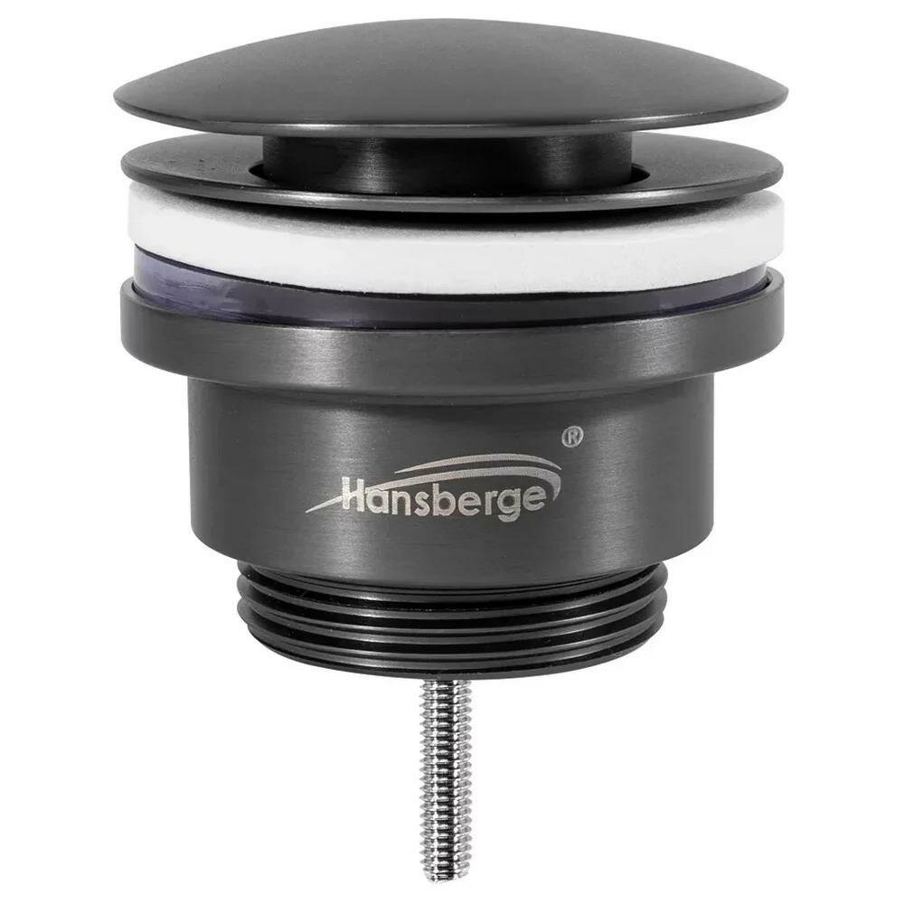 Донный клапан Hansberge H107BG click-clack цвет Графит