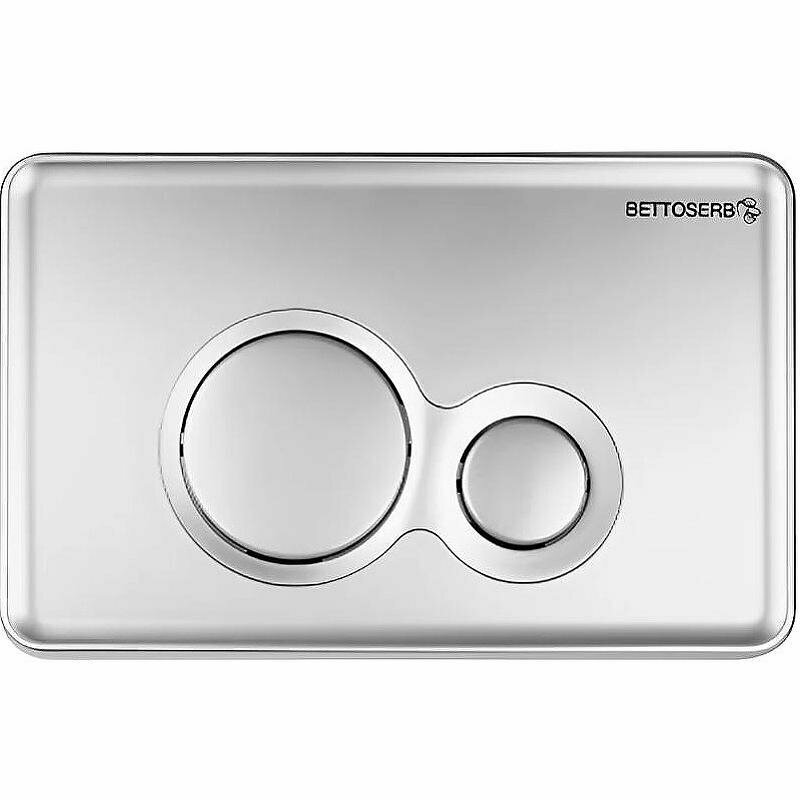Кнопка смыва для инсталляции Bettoserb Sava Fix Slim Morava 40006462 Хром матовый