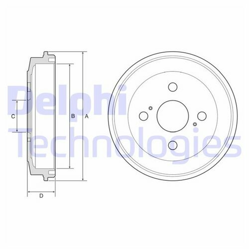 Тормозной барабан Delphi BF588