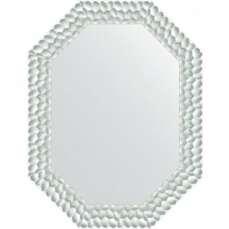Зеркало Evoform Polygon 86х66 BY 7303 в багетной раме - Перламутровые дюны 89 мм