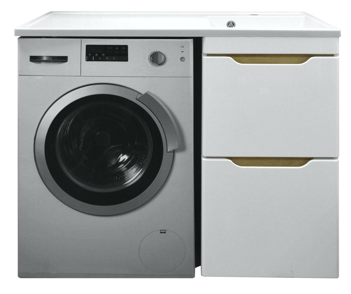 Тумба с раковиной Azario Magenta 120 R CS00079141 Белая