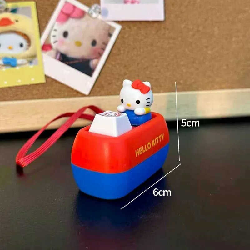 Брелок -антистресс со светом и звуком Hello Kitty/ Подарок для девочек и фанатов Hello Kitty 1 штука
