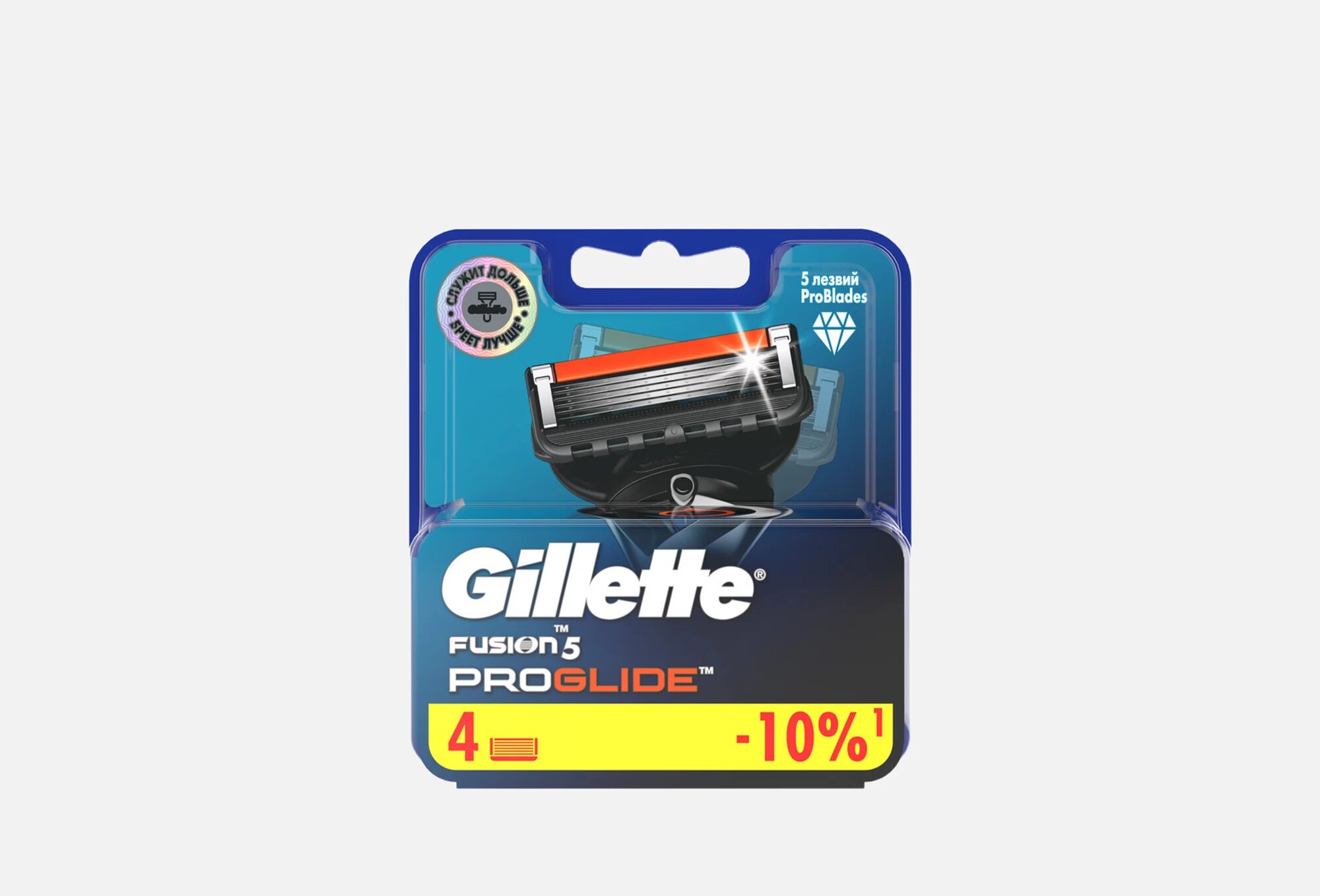 Gillette Fusion5 ProGlide Сменные кассеты для бритвы 4шт