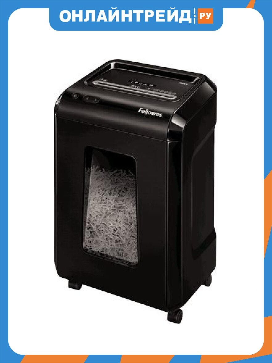 Уничтожитель документов Fellowes ® Powershred® 92Cs, DIN P-4, 4х38 мм, 18 лст, 25 лтр, SafeSense™, шт