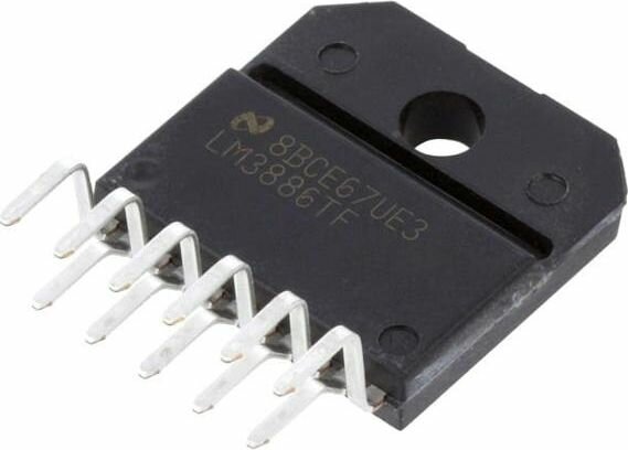 TEXAS INSTRUMENTS LM3886TF/NOPB Аудиоусилитель; Pвых: 68Вт; 20-84ВDC; 1; Класс усил: AB; TO220FP-11, 1шт