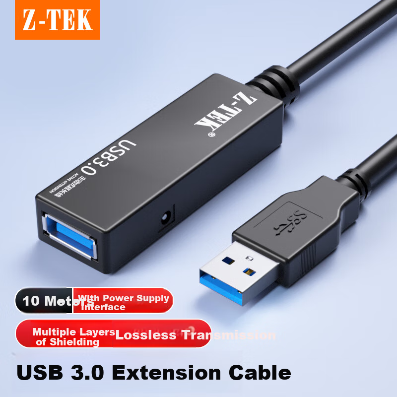 Кабель USB 3.0 с усилителем сигнала 10 м, двойная экранировка для беспроводного принтера и сетевой карты Модель：Кабель