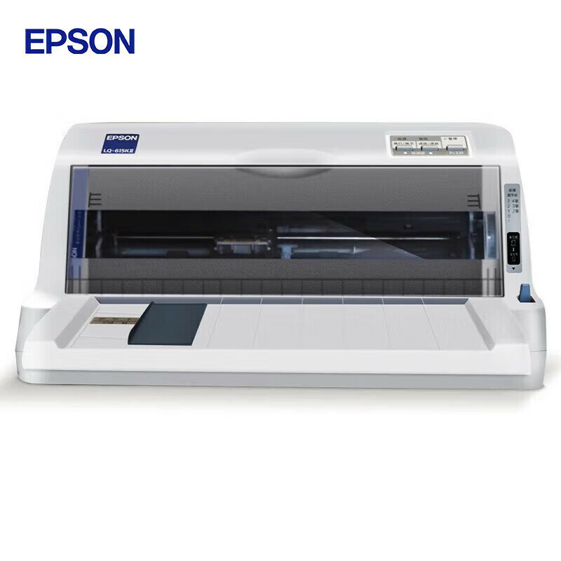 Принтер чеков EPSON LQ-615KII 82-строчный матричный принтер 1+3 части Размер：Срочная закупкаЦвет：LQ-615KII 1+3