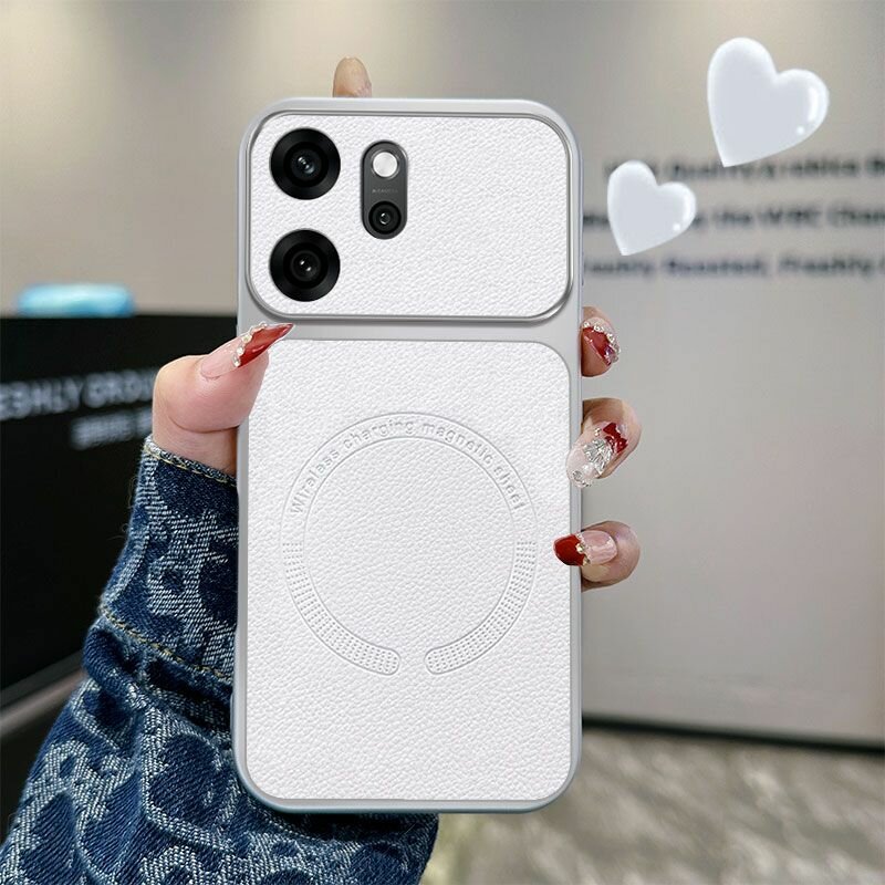 Чехол для OPPO Reno 14F / Оппо Рено14F кожа TPU антиударный чехол