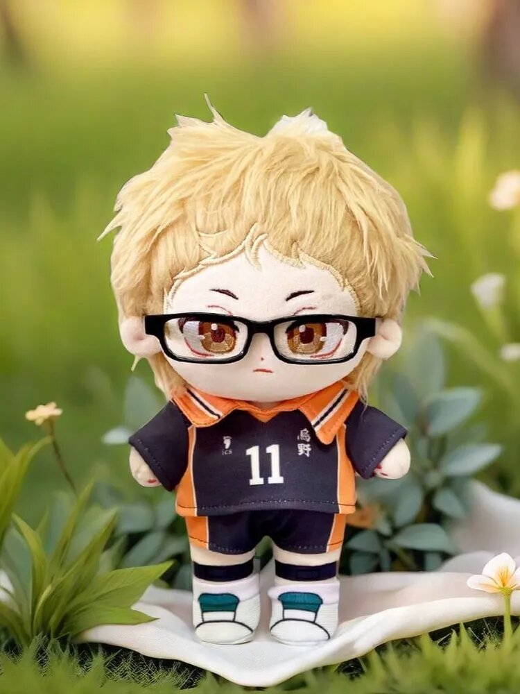 Аниме Мягкие Игрушки Волейбол! Кей Цукишима / Haikyuu! Kei Tsukishima , Плюшевая Кукла Игрушка 20CM