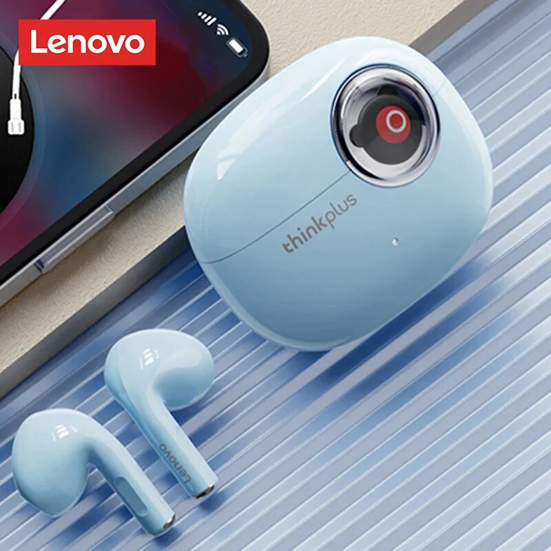 Lenovo Thinkplus LP17 Bluetooth наушники, синие