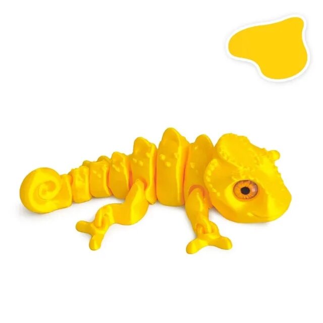 Фигурки хамелеоны RPXBGUCKARHG пластик 1 шт Silk Gold