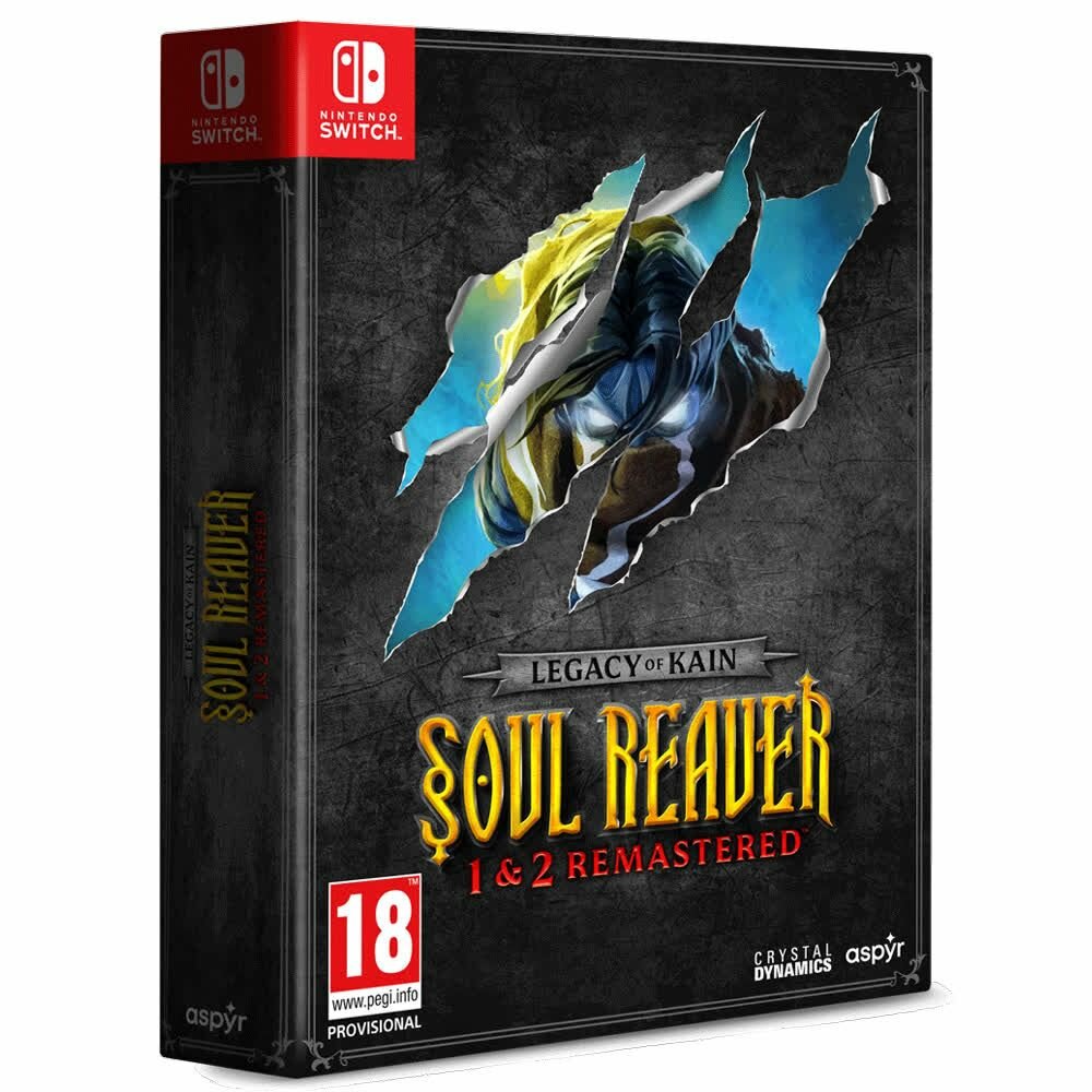 Игра Legacy of Kain: Soul Reaver 1 & 2 Remastered. Deluxe Edition (Nintendo Switch, Русская версия)