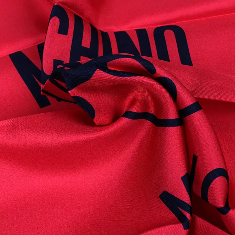 Шарф MOSCHINO для мужчин, one size, красный/черный — фото 1