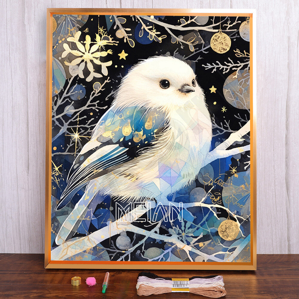 MEIAN Набор для вышивания,30x40CM,11CT,40 цветов