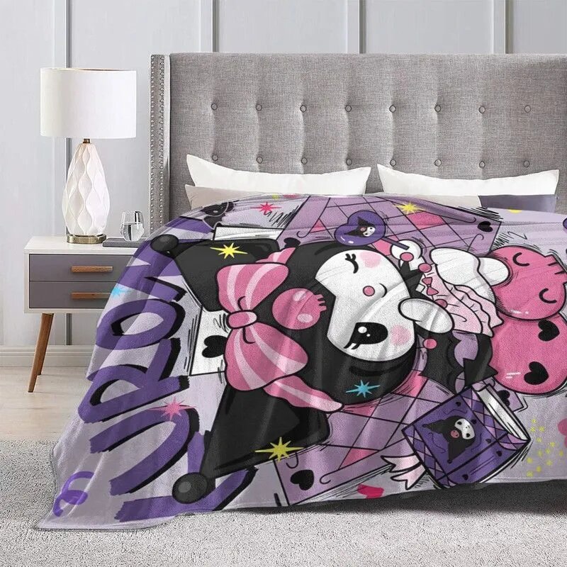 SANRIO Плед Куроми , Фланель, 100 см х 75 см, детский