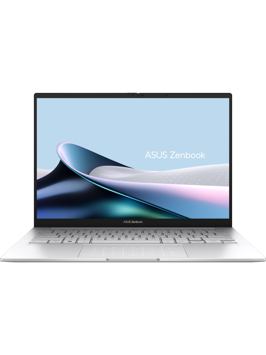 Ноутбук ASUS Zenbook 14 UX3405CA-ST1352 14" 3K OLED Ultra 7 255H 32ГБ 512ГБ SSD Arc 140T noOS Silver 90NB14W2-M01ZP0