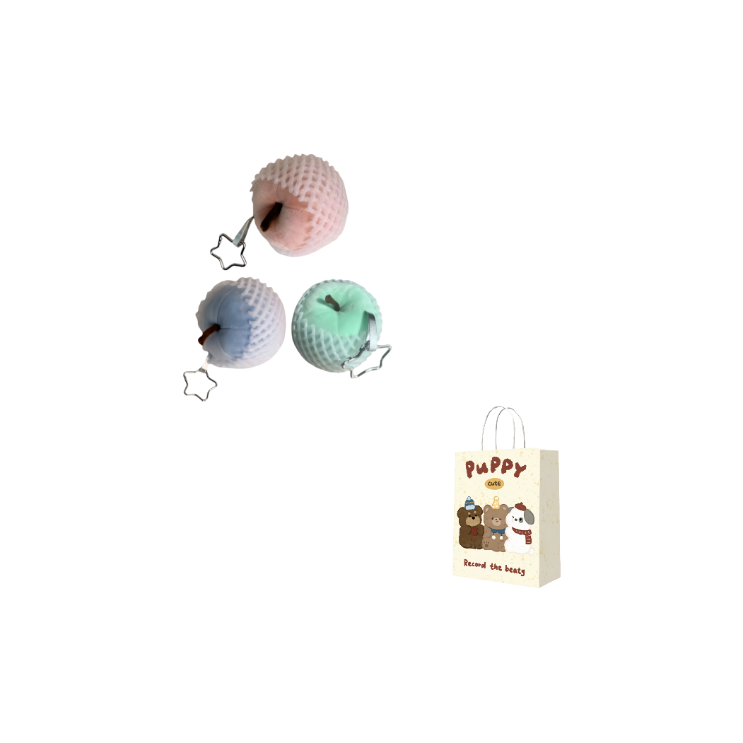 Lionf Милый стиль Яблоко Squishy Плюшевые брелки Высота 10 см 10cm