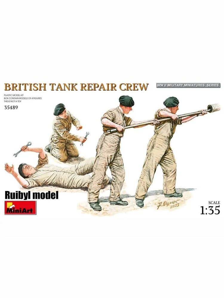 Сборная модель MINIART 35489 1/35 Британский танкоремонтник