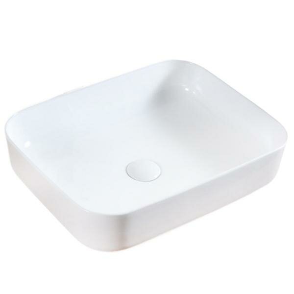 Раковина накладная BelBagno 50 BB1304 Белая, фаянс, без перелива