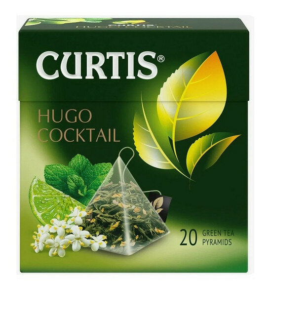 Curtis Чай пирамидки Hugo Cocktail, 20шт х1.8 г