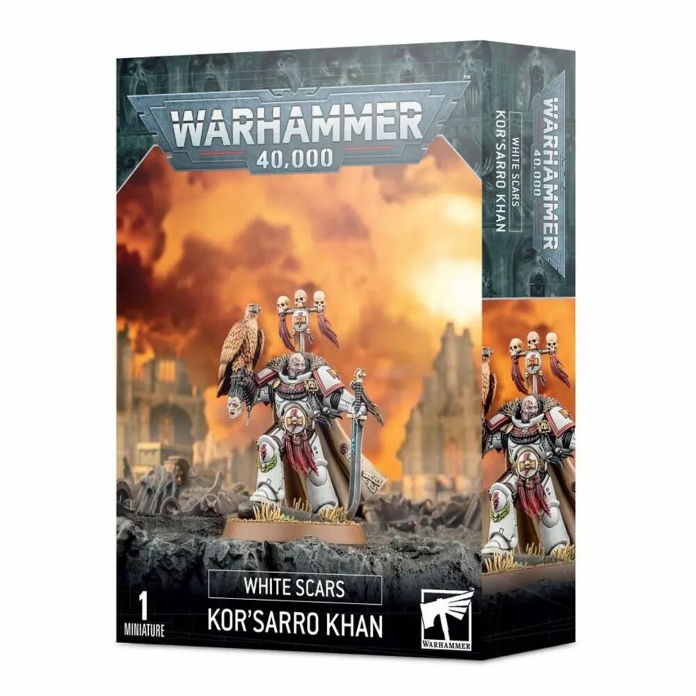 Warhammer 40K - WHITE SCARS : KOR'SARRO KHAN миниатюры