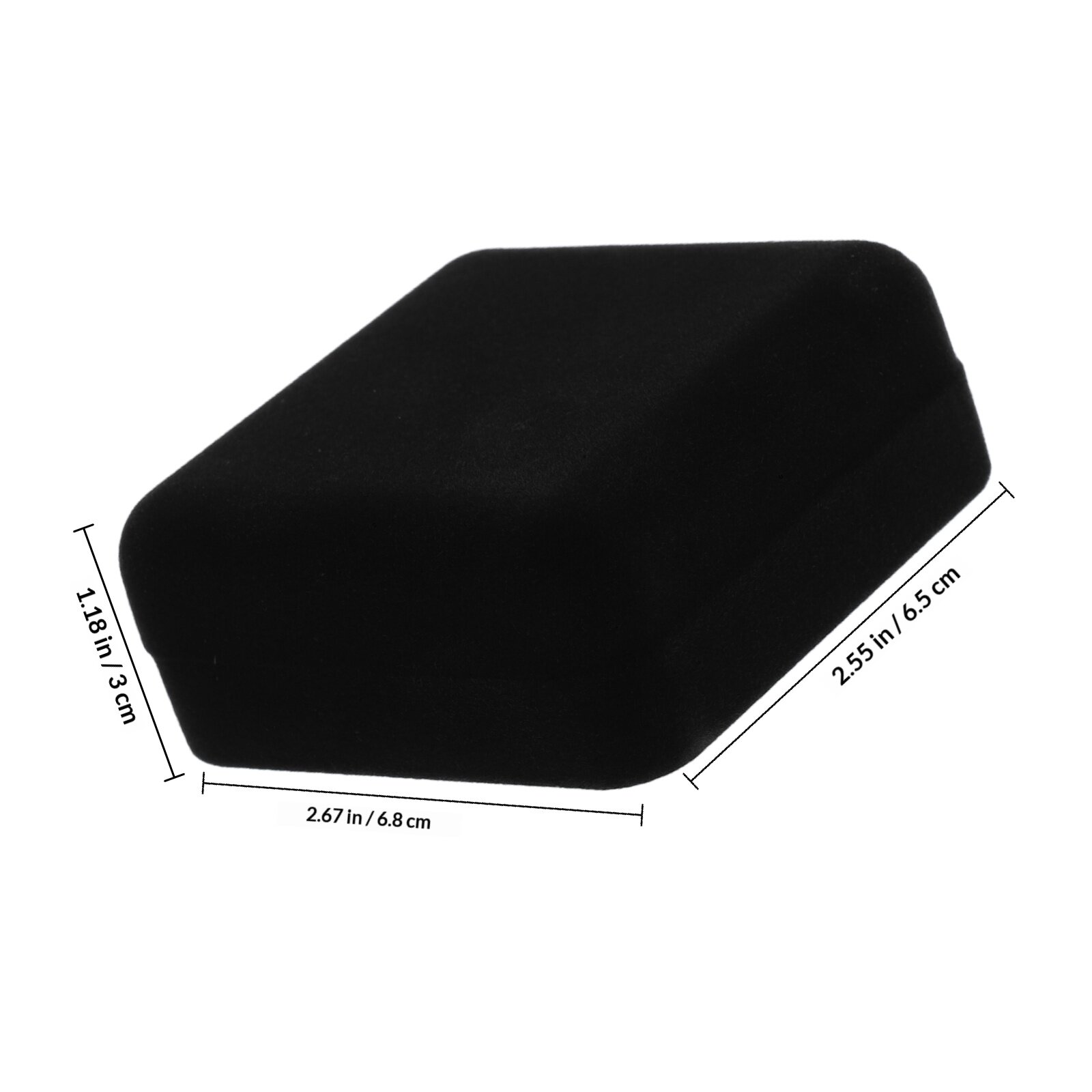 Коробка Для Ювелирных Изделий Из Велюра С Крышкой 6.80X6.50X3.00Cm