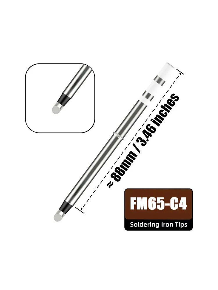 Высококачественное жало FM65 T65 для паяльных станций GVDA GD300, T85, HS01, FM03