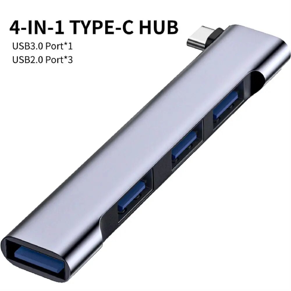 Док-станция 4 в 1 USB 3.0 серый