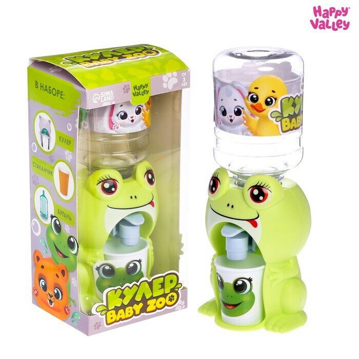 HAPPY VALLEY Кулер 'Baby zoo', лягушка 185мл