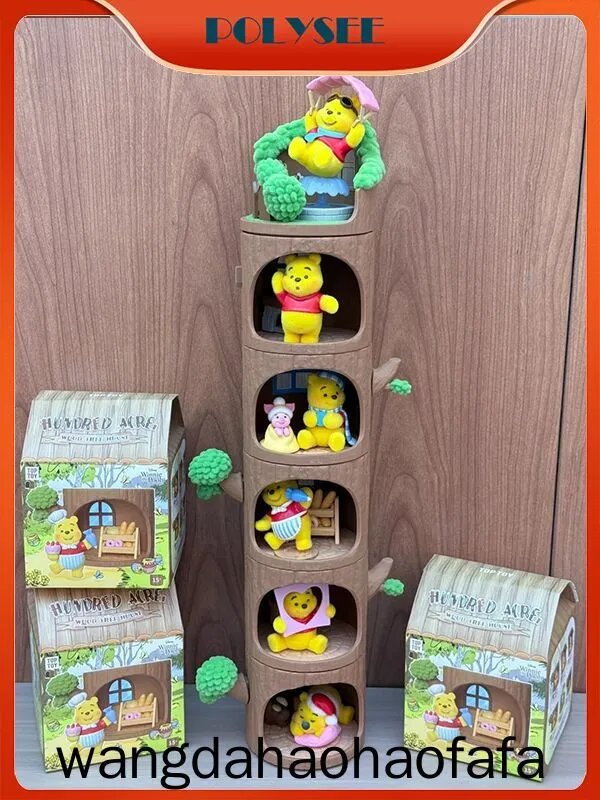Новинка 2025 TOP TOY Коллекционная фигурка Pooh Bear Домики Винни-Пуха
