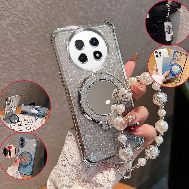 Чехол Huawei Enjoy 60X Case & Strap Silver
