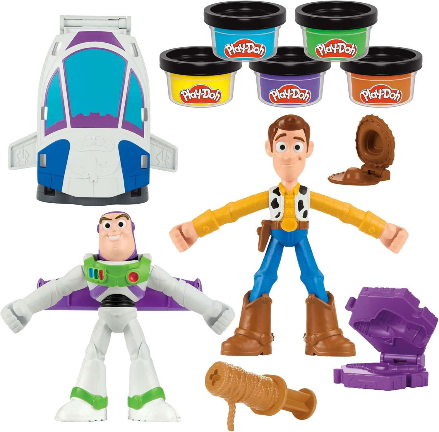 Play-Doh Набор игрушек и аксессуаров Disney Pixar Toy Story 5 Space Creations
