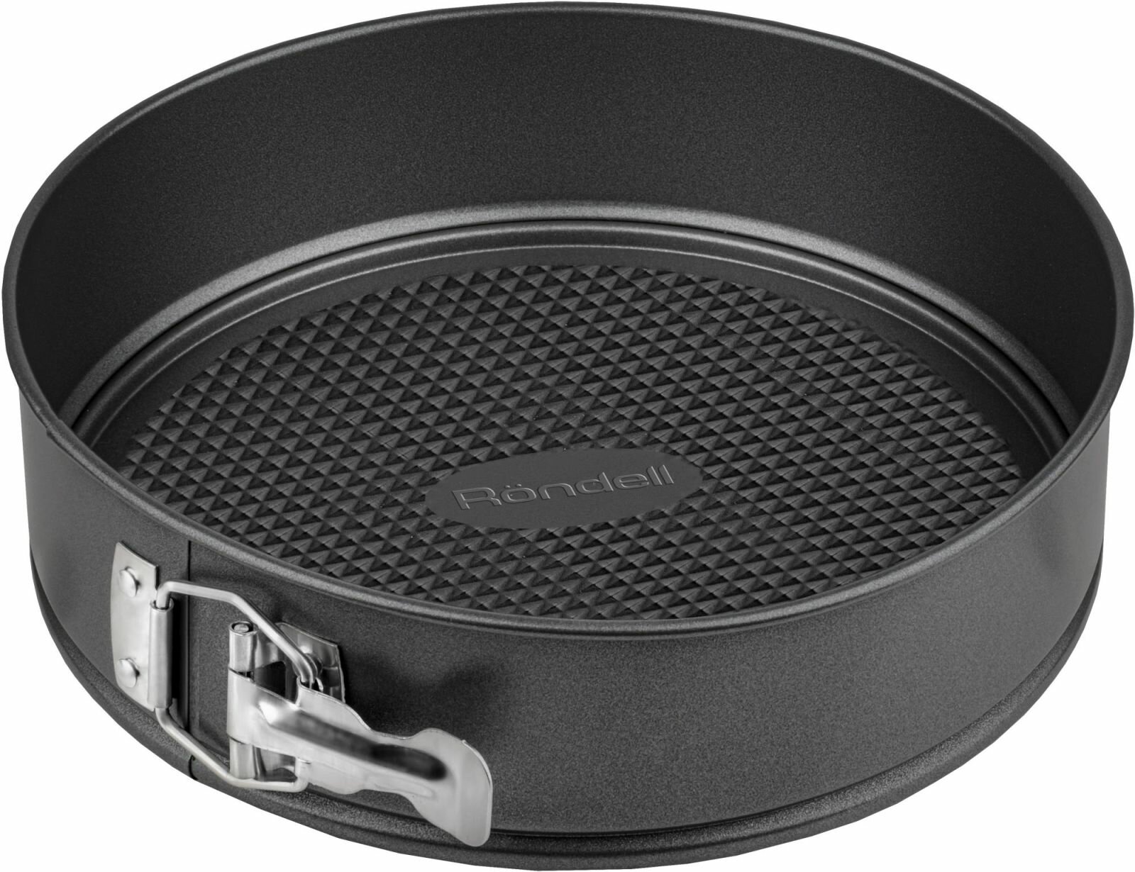 Форма для выпечки Rondell Loft Professional, круглая, диаметр 23.7 см, сталь, темно-серая (RDF-1316)