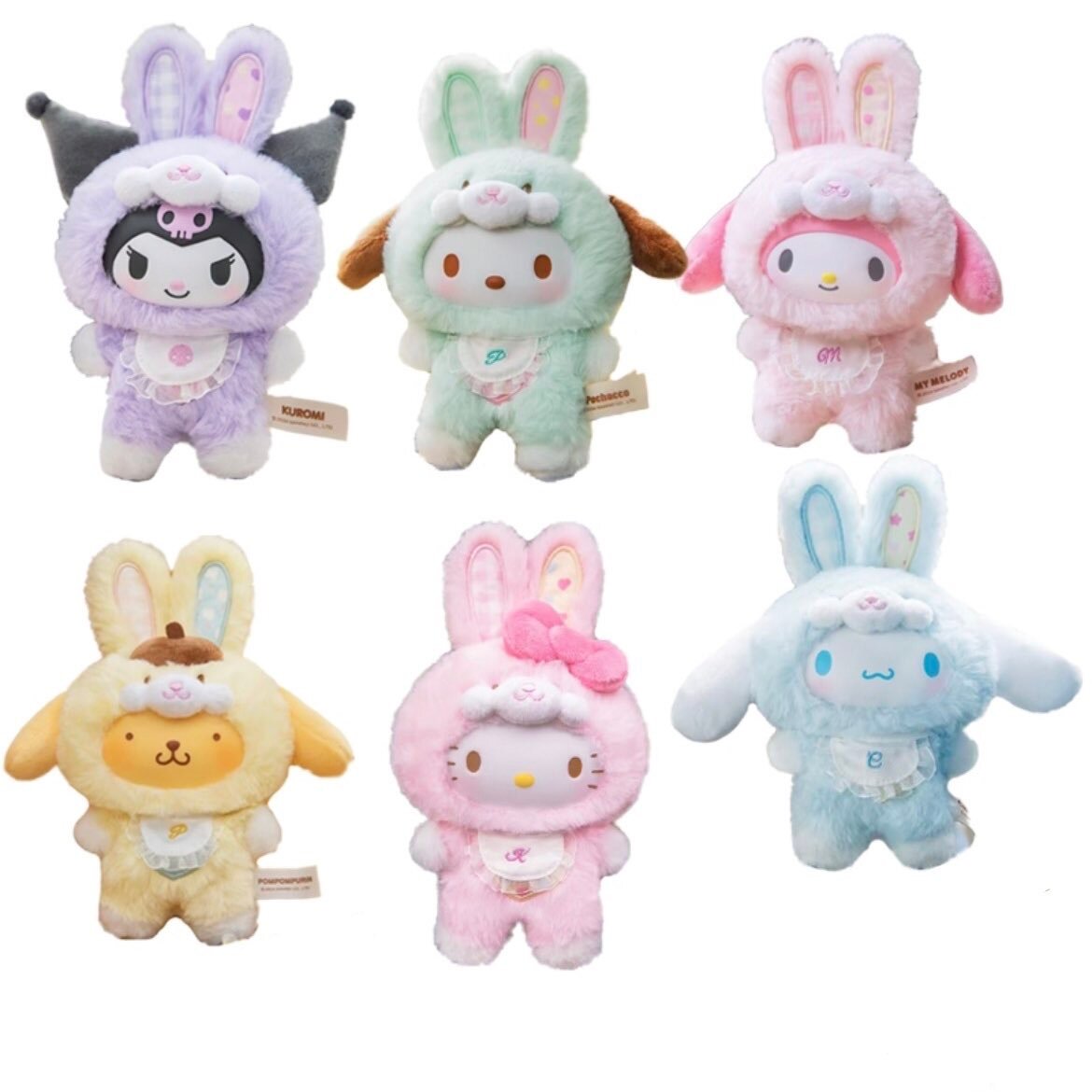 Коллекционные игрушки унисекс TOP TOY Sanrio Family Elf Bunny Baby, Full Box 6 Pcs