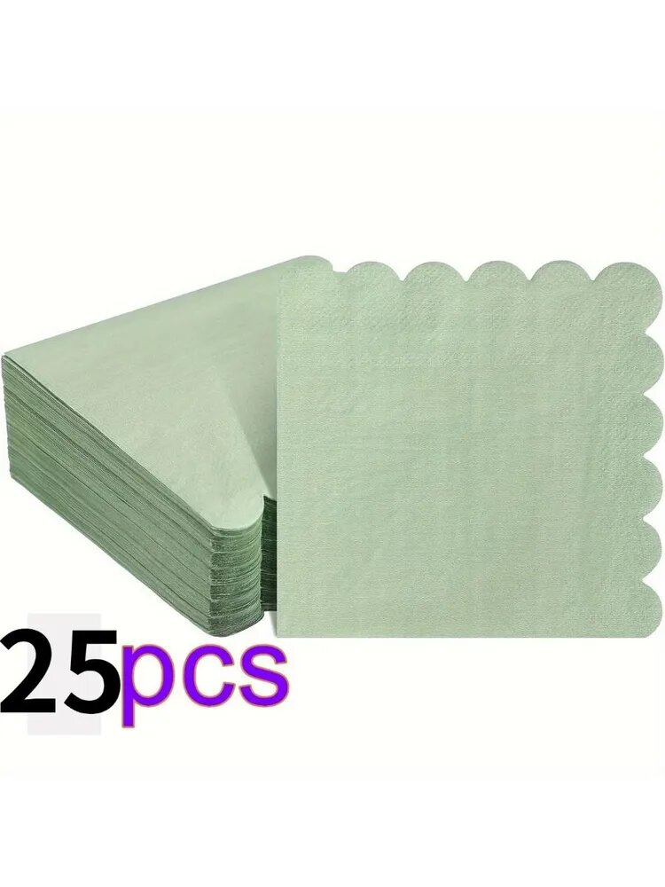 Салфетка сервировочная Бумага 25x25см, 25шт.