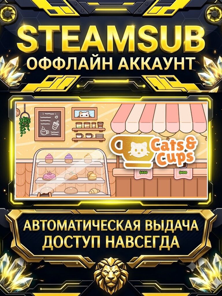 CATS & CUPS игра на аккаунте для ПК с OFF активацией для Steam (PC) РФ + СНГ