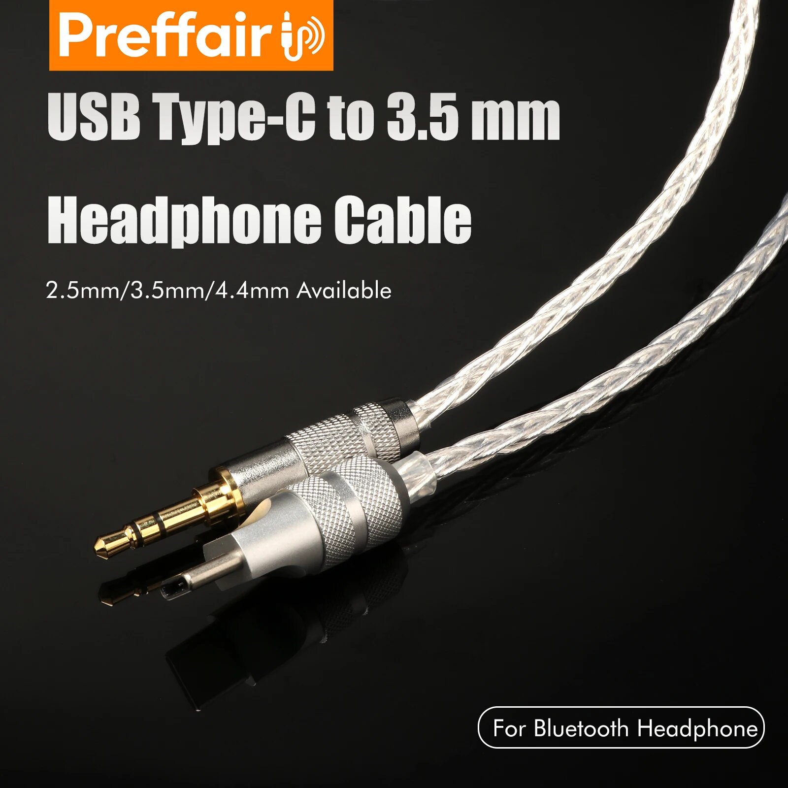 Кабель Preffair USB-C - 3.5 мм AUX 3.5mm to Type-C, 1,5 м