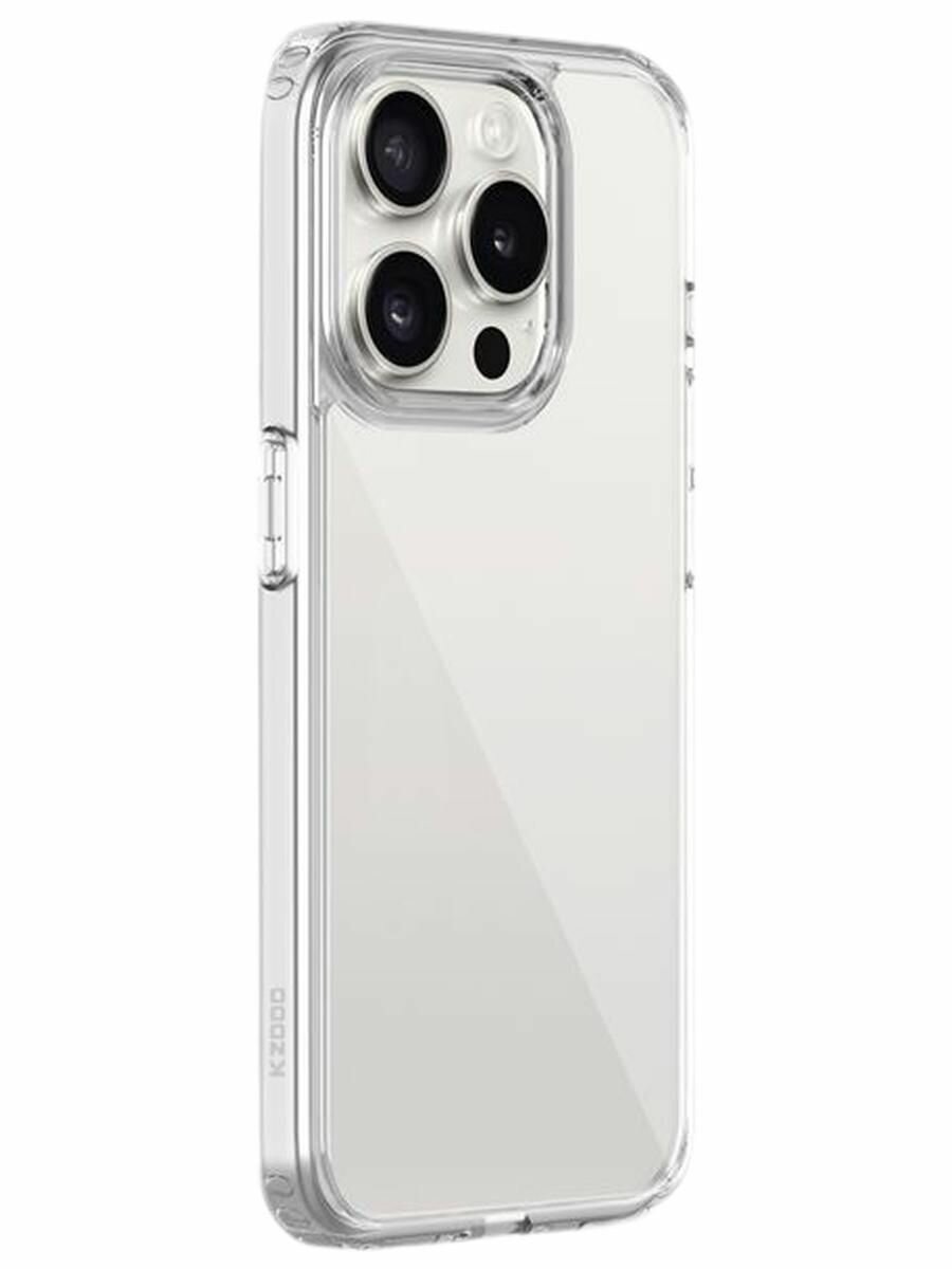 Чехол на iPhone 15 Pro, Guardian противоударный силикон, прозрачный