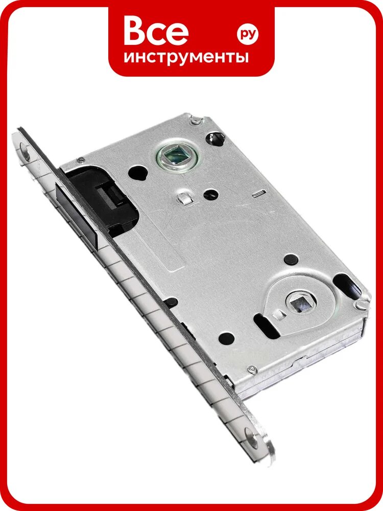 Корпус замка с магнитной защелкой Doorlock DL442M/WC/50/90/18/SN, матовый никель, WC, бэксет 50 мм, межосевое расстояние