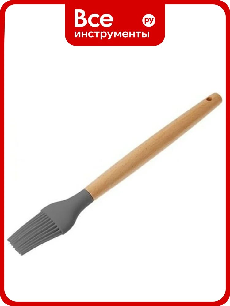 Кисточка силиконовая серая PERFECTO LINEA EcoVillage 21-273814 ЦД-0902361852