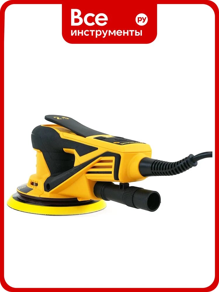 Шлифовальная ручная машинка SCHTAER 220V/50Hz, 350W, эксцентрик 2,5 мм SCH-01-150-2.5, шлифовки древесины