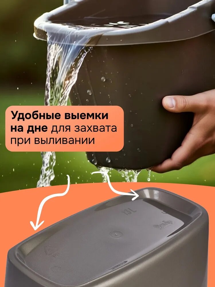Spin&Clean Ведро, 13 л — фото 1