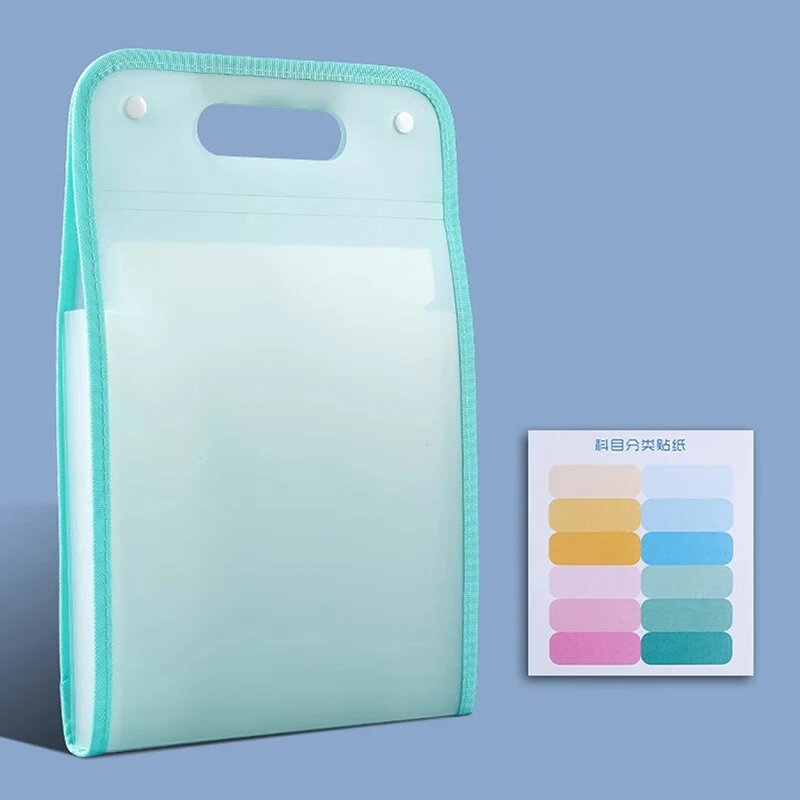 Органайзер для документов гармошка 13 карманов PP 1pc Green