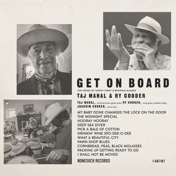 Виниловая пластинка TAJ MAHAL & RY COODER - GET ON BOARD