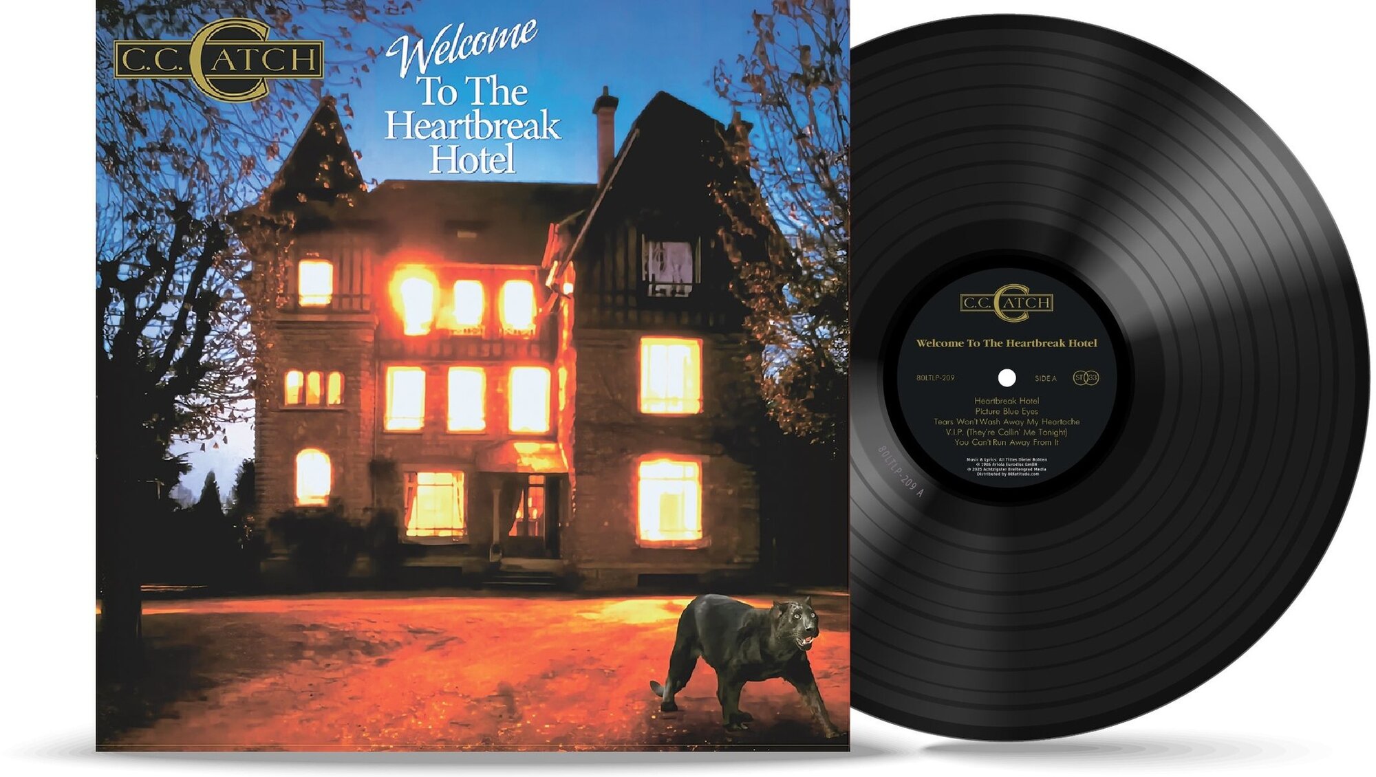 C.C. CATCH - Welcome To The Heartbreak Hotel, (LP, Album, Black Vinyl) Виниловая Пластинка