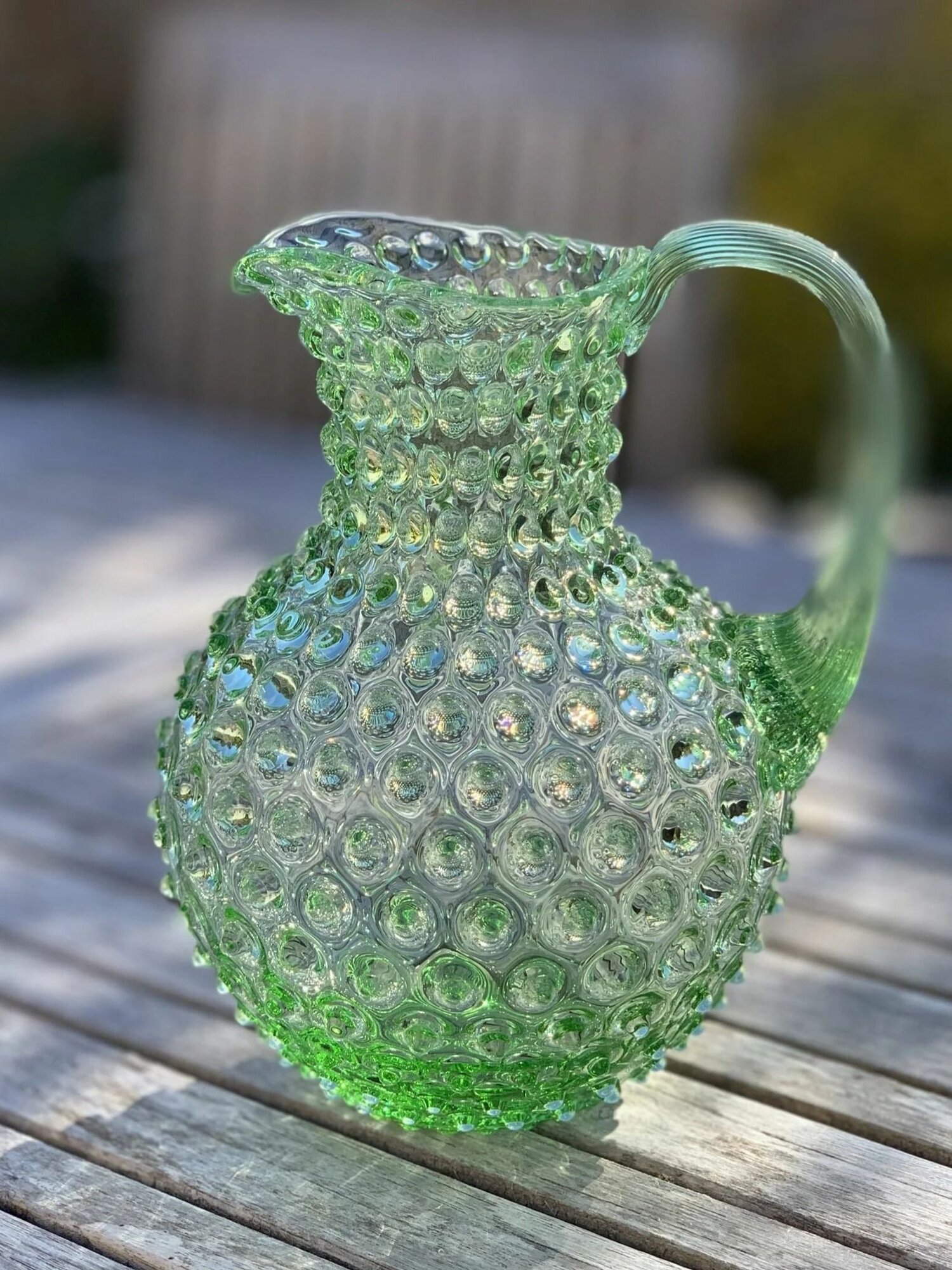 Кувшин от "Anna von Lipa" Paris Hobnail, 2 литра, Light Green