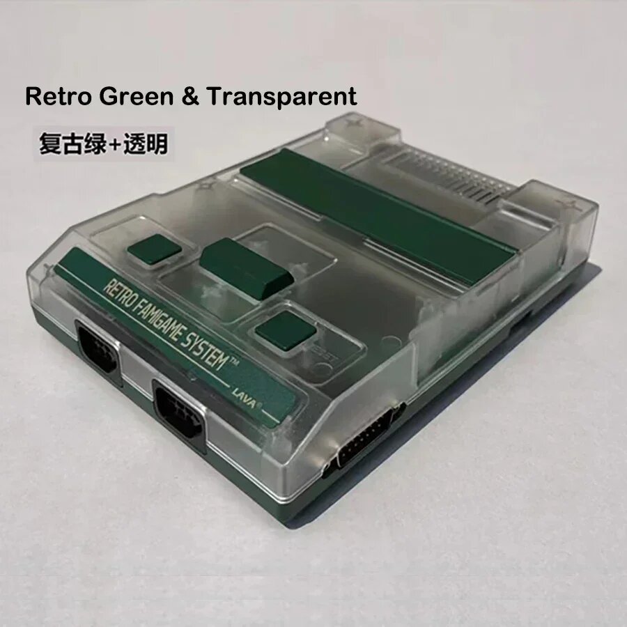 Игровая консоль Lava-Fc Pro Retro HDMI AU-штекер, Green and Transparen