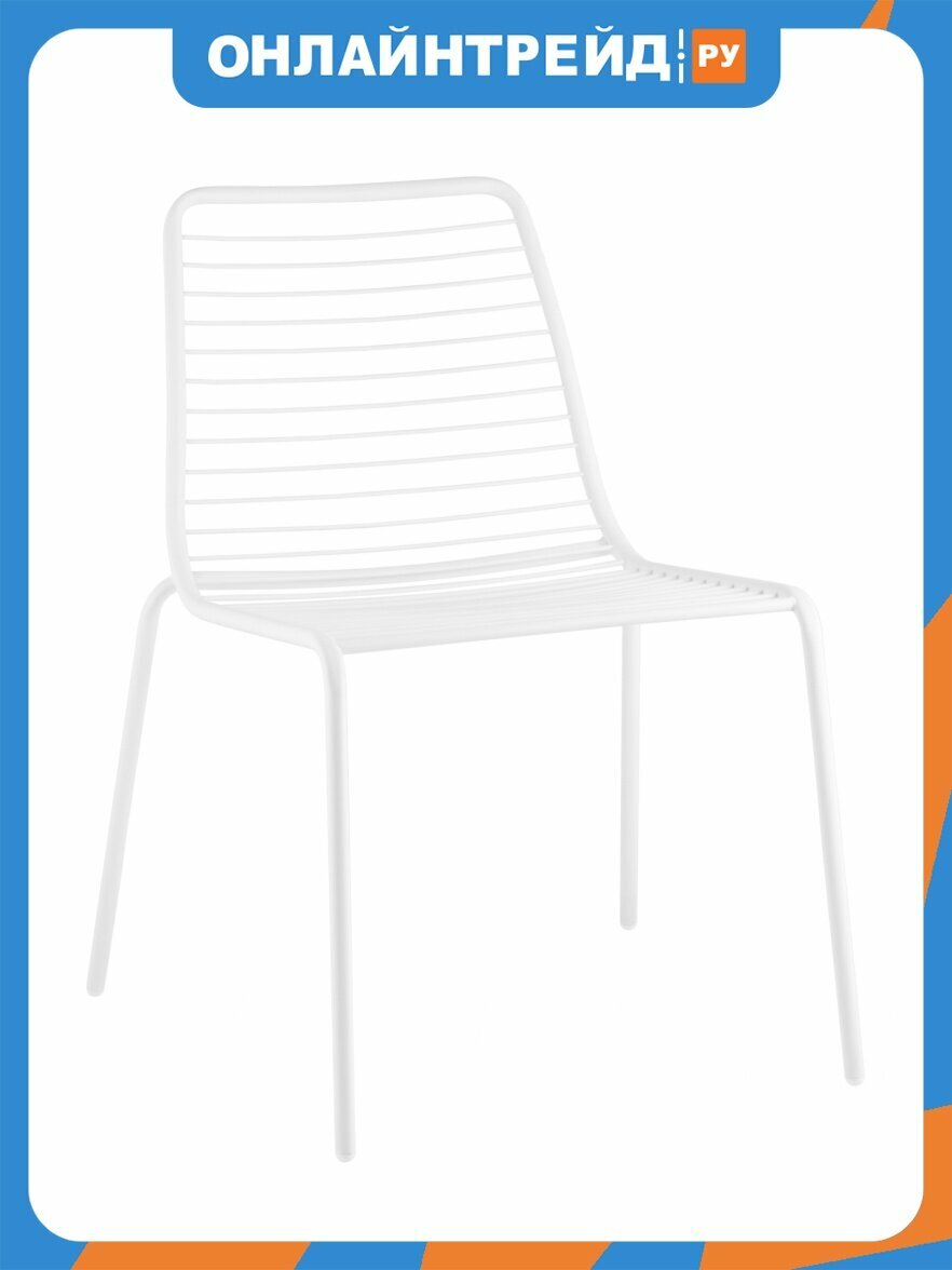 Стул обеденный Stool Group Дели металл белый