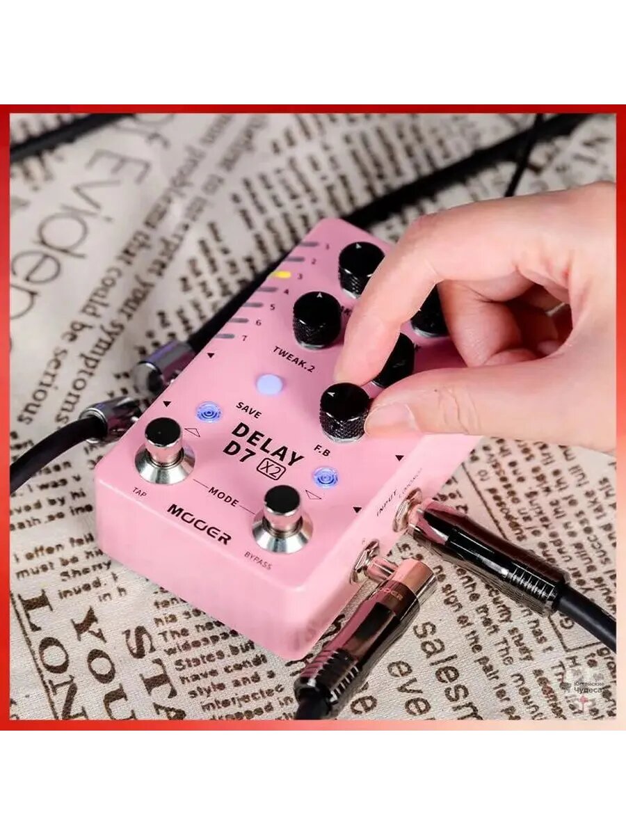 Педаль эффектов MOOER D7 Delay X2 — фото 1