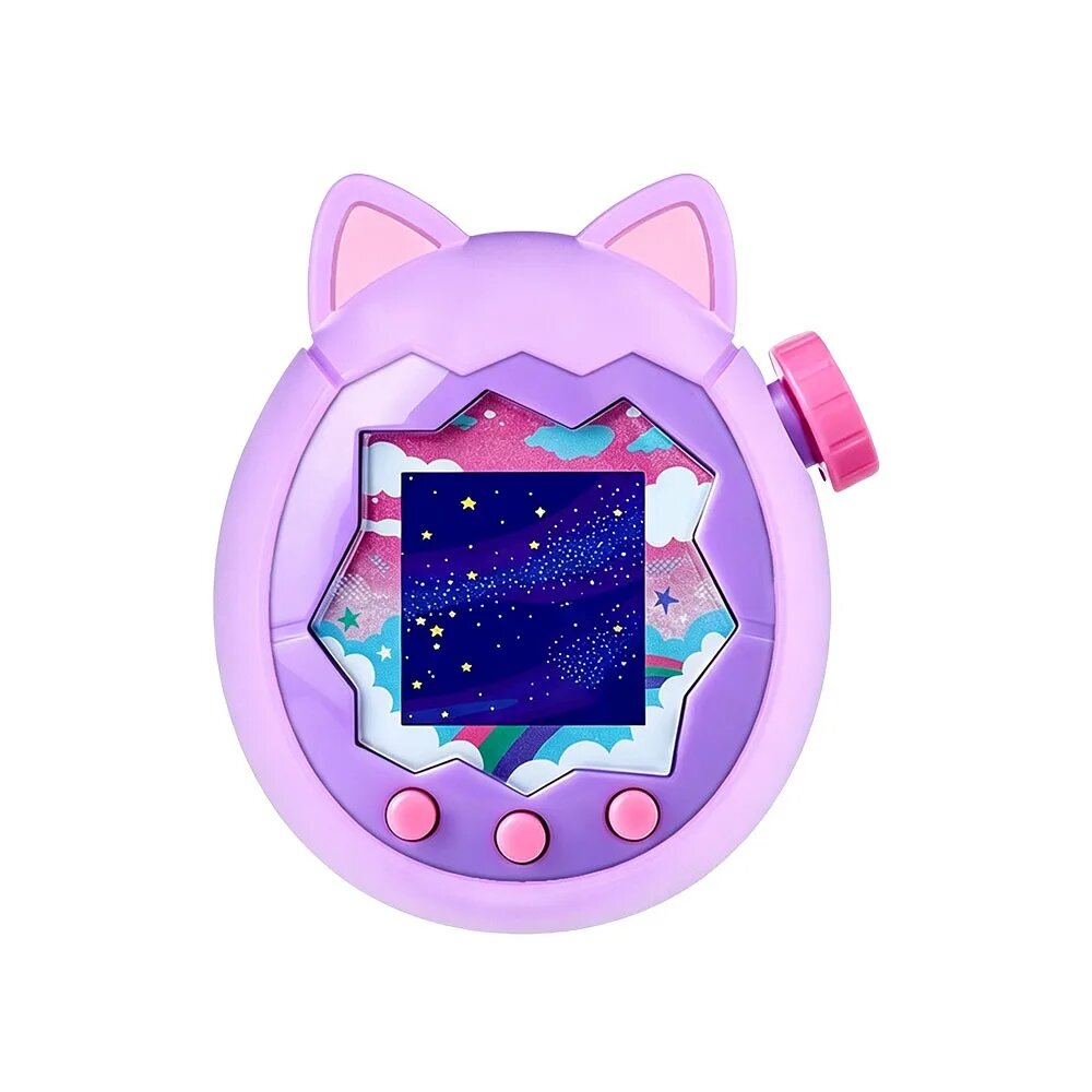 Мультяшный силиконовый чехол для Tamagotchi Paradise Фиолетовый, Purple